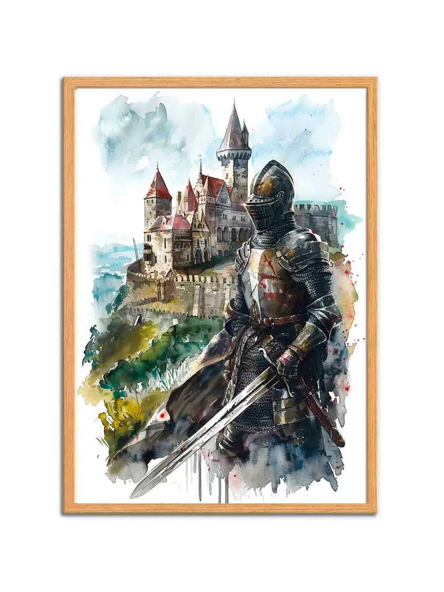 Рыцарь-птица-тупик 5, Плакат 30x42см