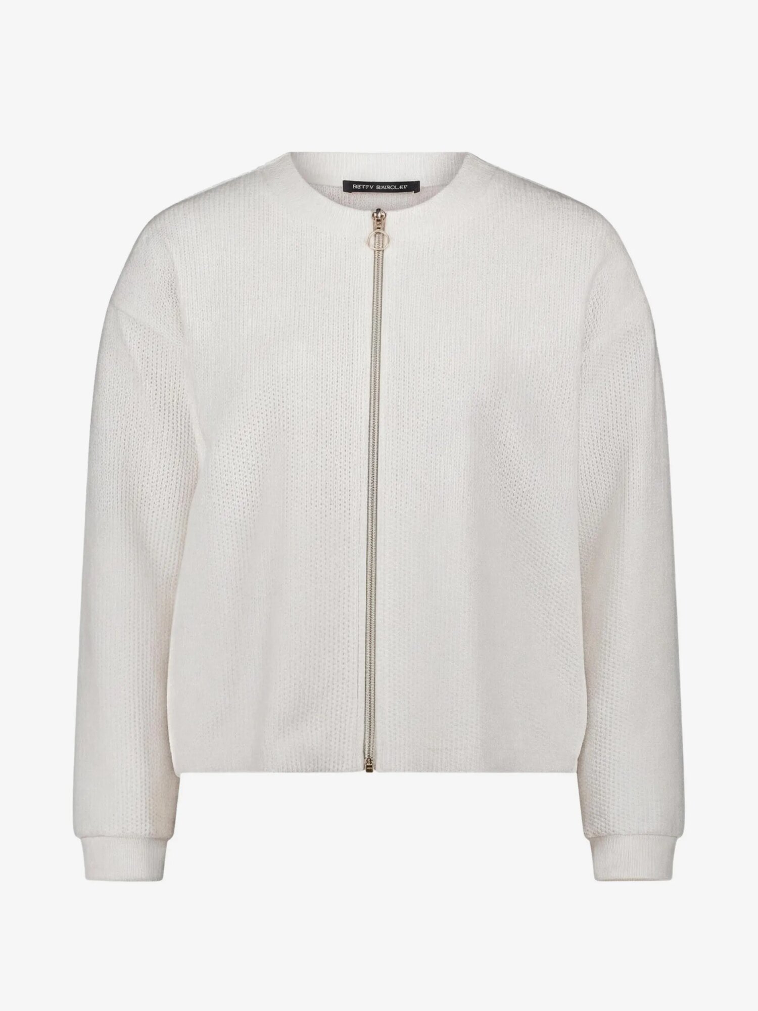 Кардиган Zip-up textured-knit cardigan