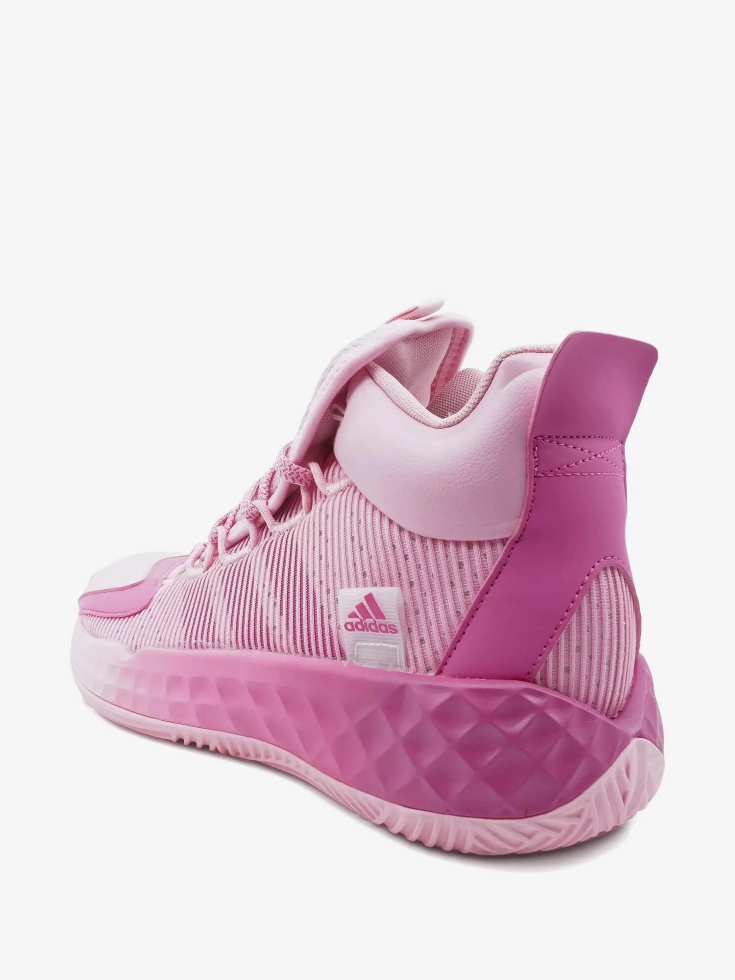 Кроссовки adidas Pro Boost Mid Pink, размер 9.5 US — фото 1