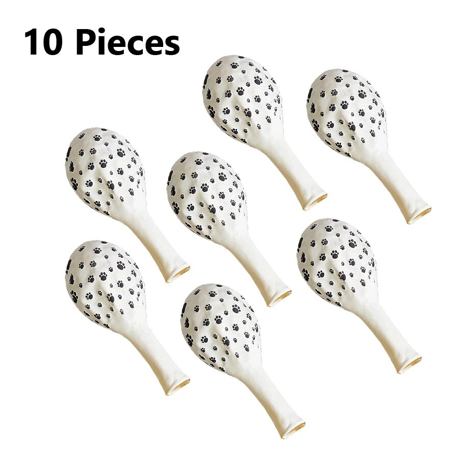 Латексные шары 12 дюймов с принтом собаки 10pcs