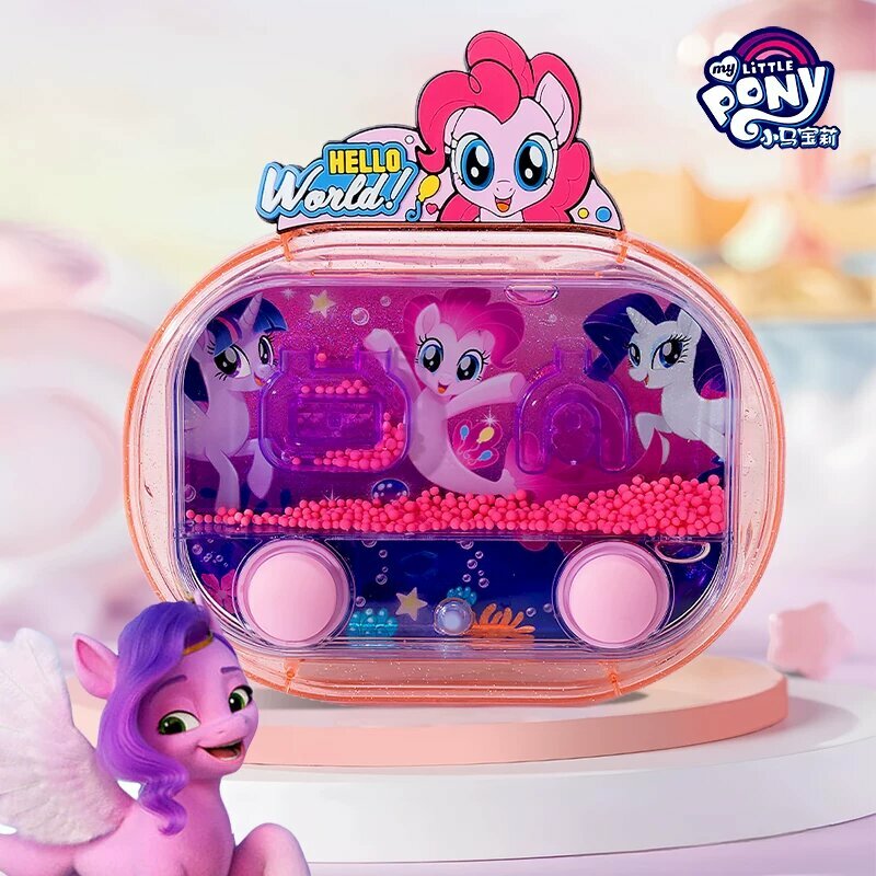 Розовая Лошадка водяная игра в кольца для дошкольников 3-6 лет - без светодиодов