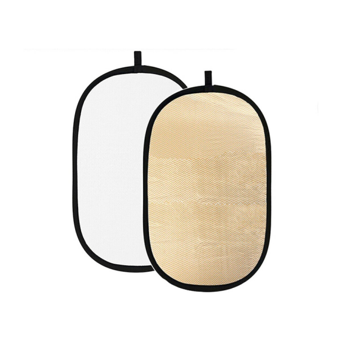 Grifon R-1218 stripe отражатель прямоугольный серебро-золото в полоску 120x180 см
