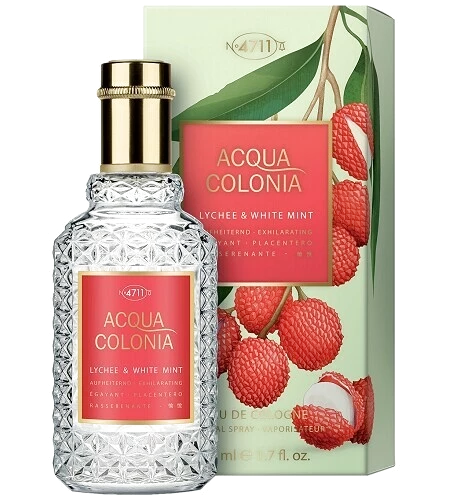 4711 Acqua Colonia Lychee and White Mint 100 мл для мужчин и женщин - Лише Енд Вайт Минт