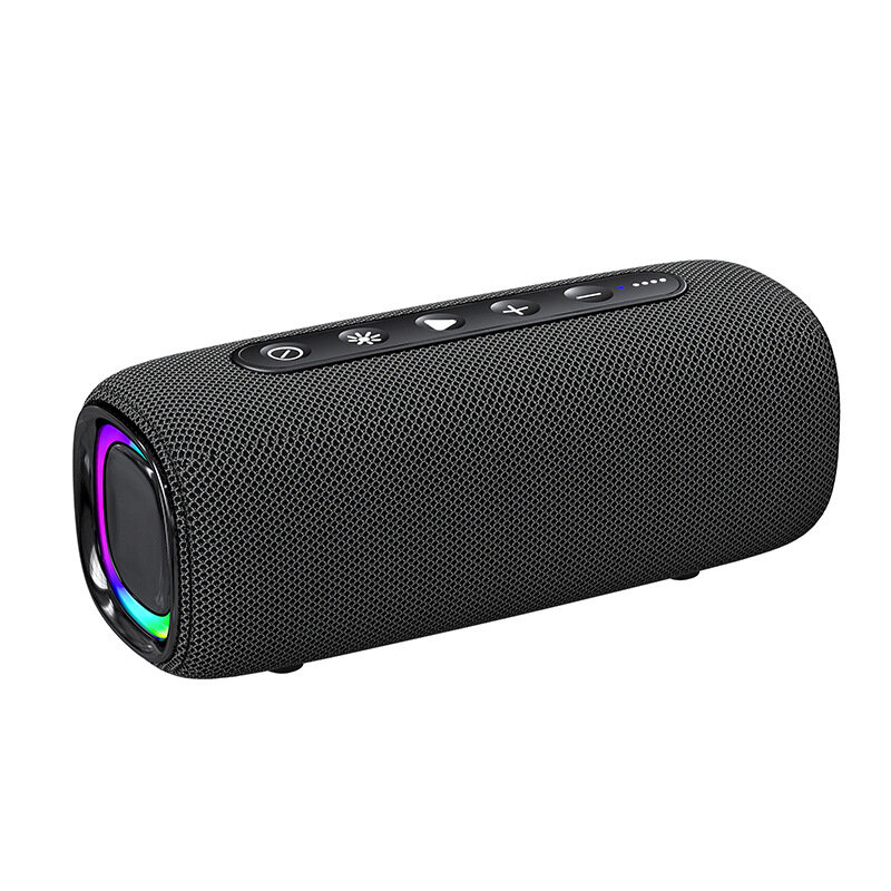 Портативная водонепроницаемая Bluetooth колонка с RGB подсветкой, переносная акустика для дома и улицы