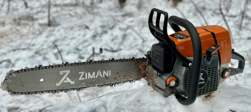 Бензопила ZimAni CS/MS361PRO 18" (3,4кВт/4,6л. с, шина 45см-D025, цепь 3/8х1,6х66зв.) 5,6кг