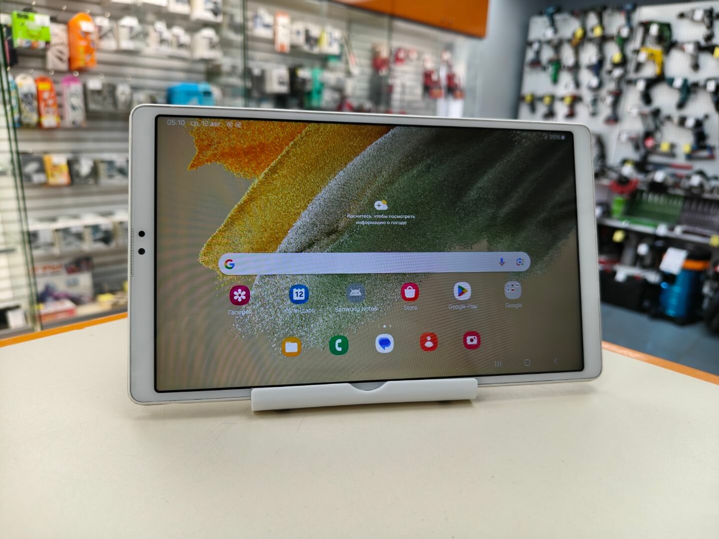 8.7" Планшет Samsung Galaxy Tab A7 Lite (2021), 3/32 ГБ, Wi-Fi + Cellular, Android 11, серебро Б/У Уценка