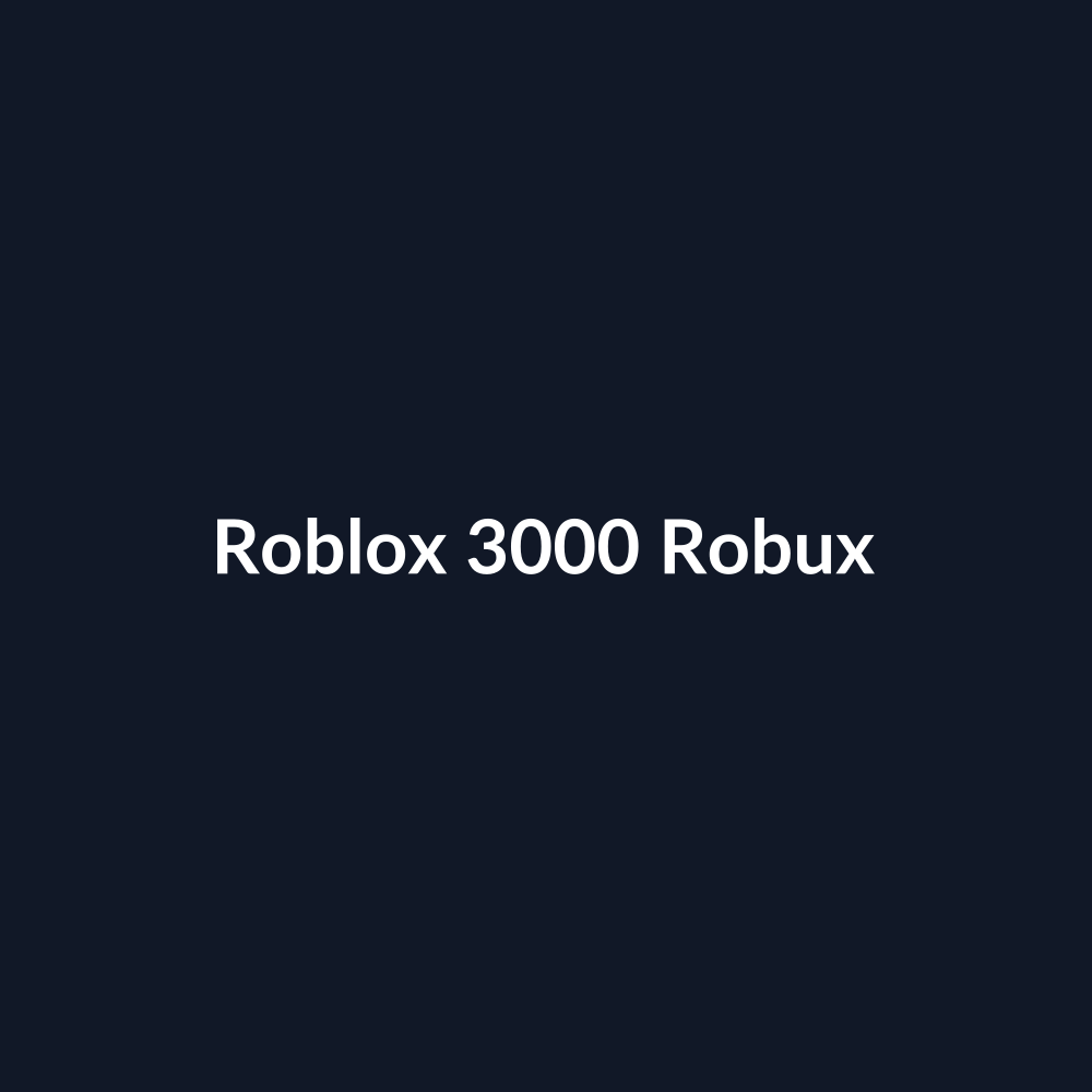 Карта пополнения баланса Roblox роблокс на 3000 робуксов Автоматическая выдача