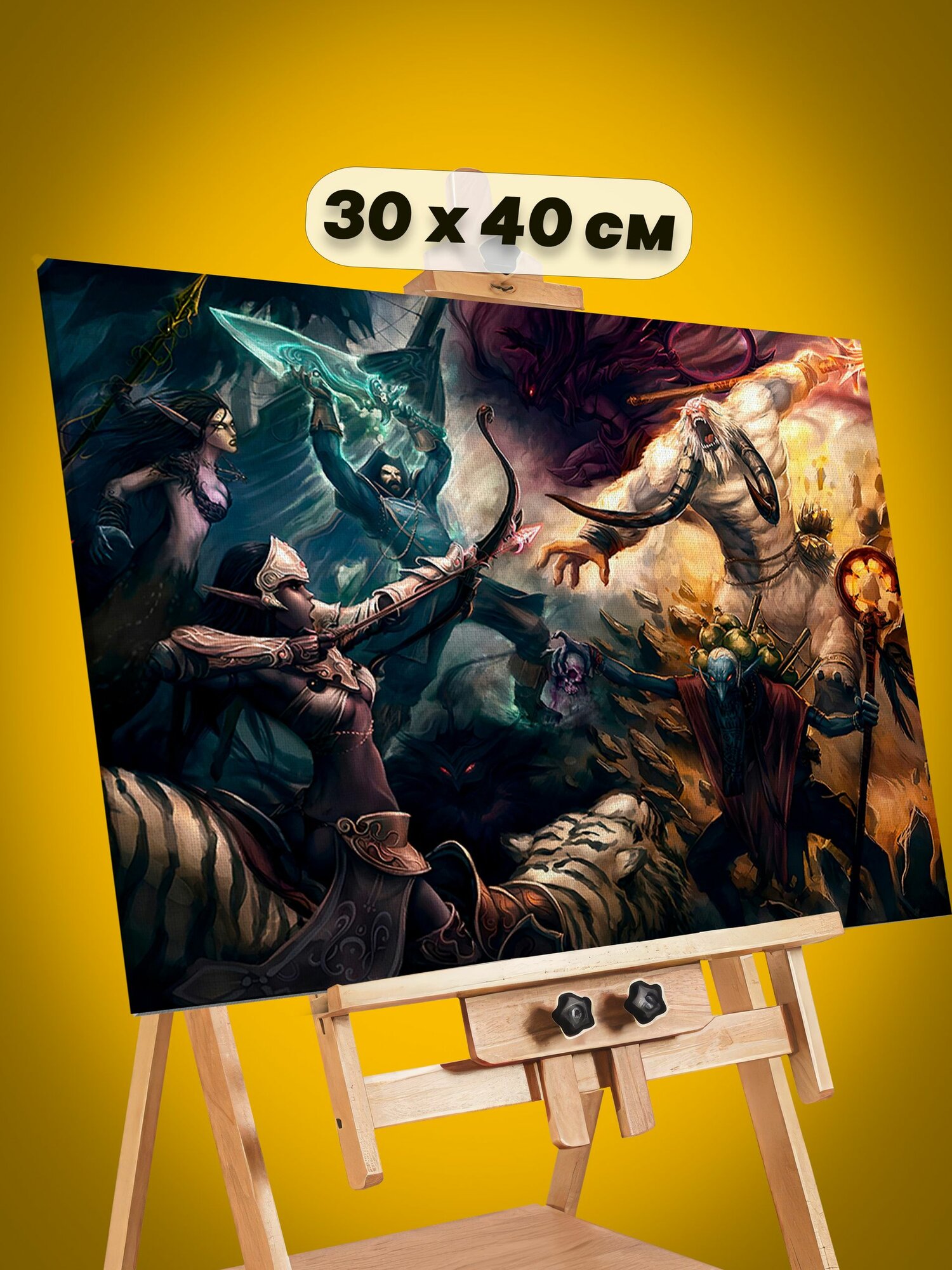 Картина на стену Dota 2 Игра 30x40
