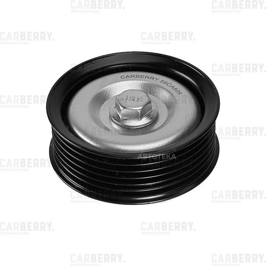 Ролик обводной поликлин. ремня NISSAN QASHQAI/TIIDA/X-TRAI07- CARBERRY 55CA509
