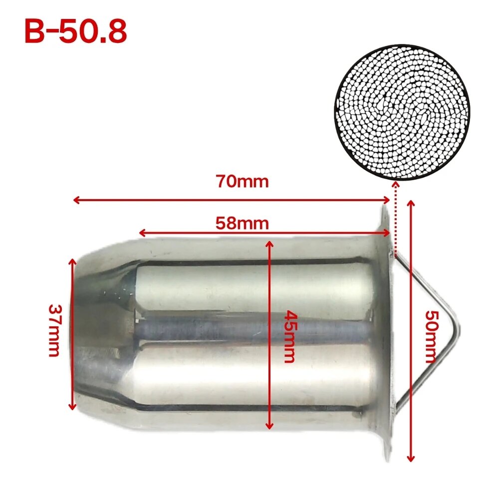 Мото глушитель B-50.8MM, 50.8 мм