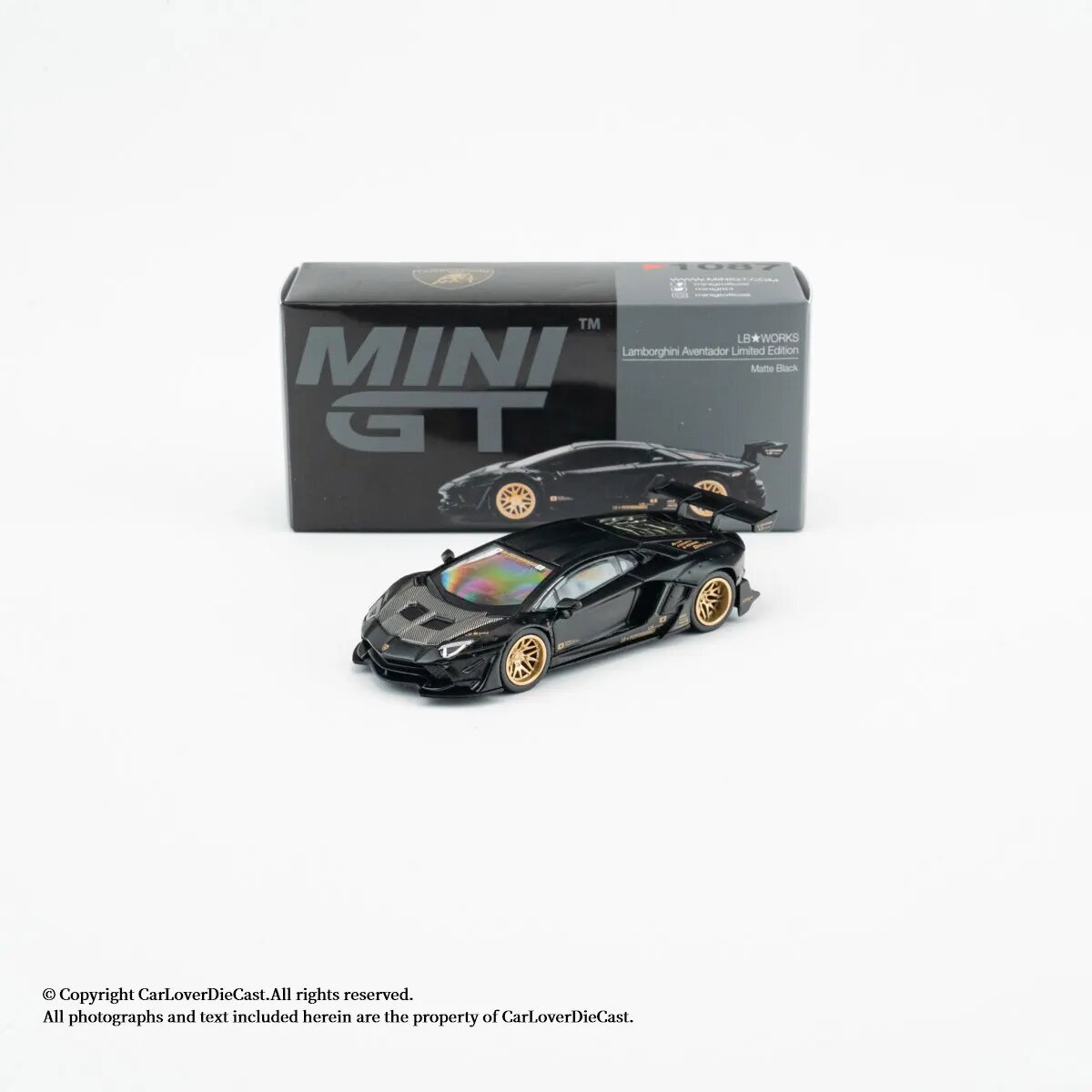 MINI GT 1:64 Lamborghini LB#1087 металлическая модель автомобиля A