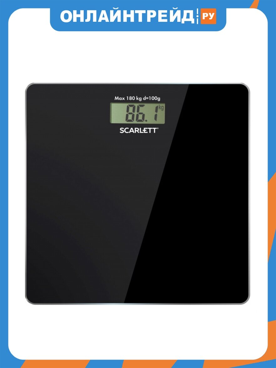Весы напольные Scarlett SC-BS33E036, черный