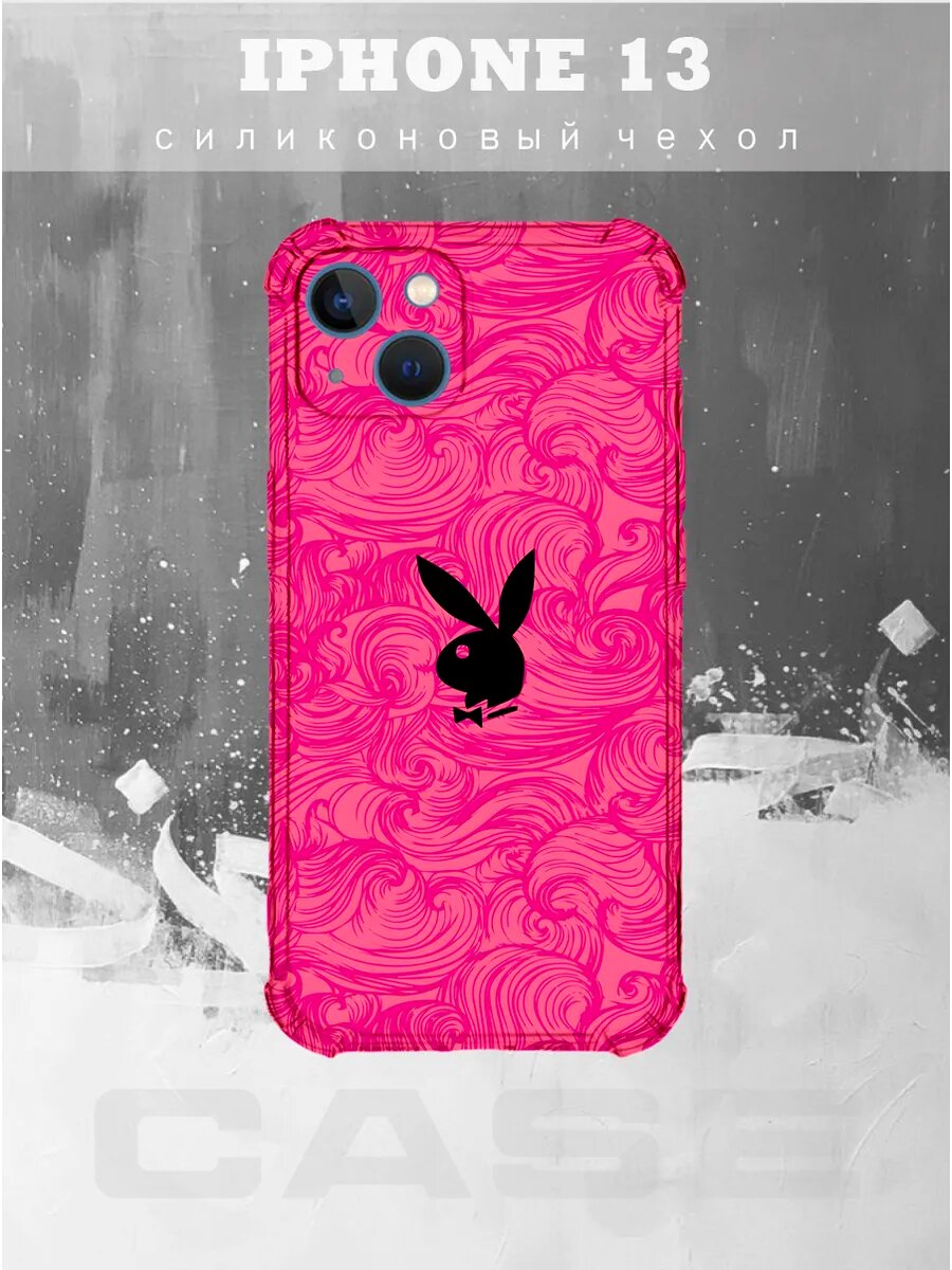 Чехол на IPHONE 13 с принтом playboy