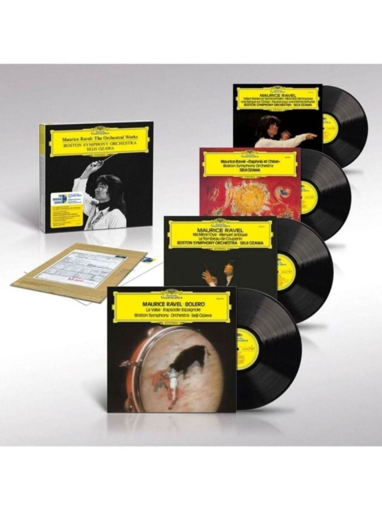 Виниловая пластинка Seiji Ozawa / Boston Symphony Orchestra - Maurice Ravel: The Orchestral Works 4LP, Album, Box Set, Limited Edition, Ori*ginal