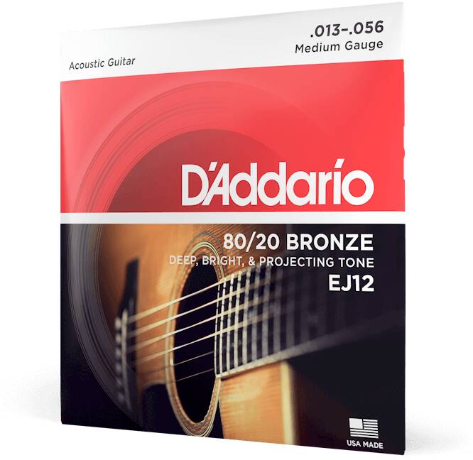 D'ADDARIO EJ12 - Струны для акустической гитары