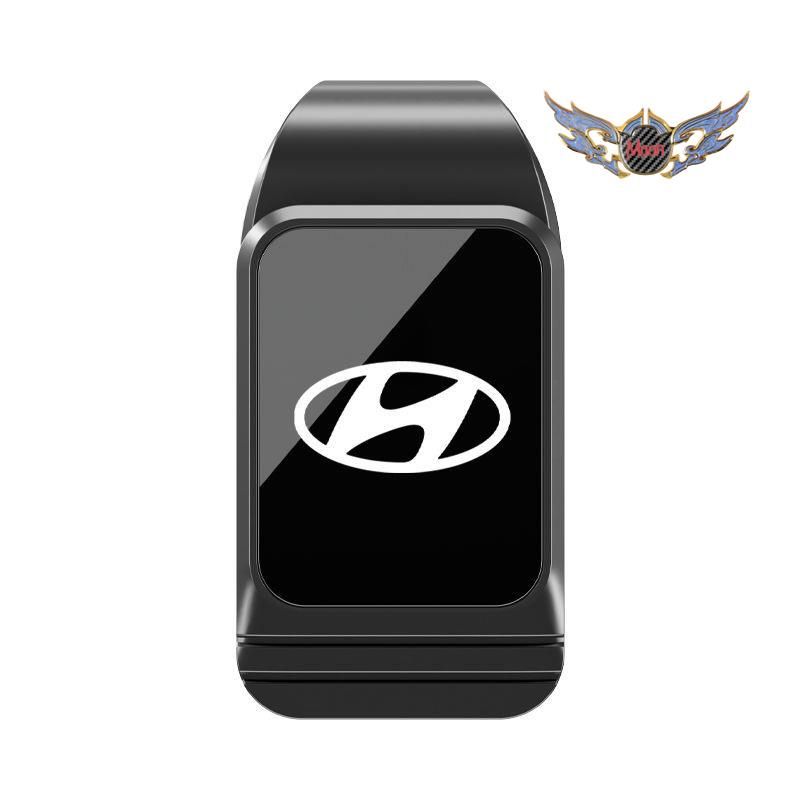 Автомобильный брелок с декоративным логотипом Hyundai, для декоративного оформления автомобиля или ключей