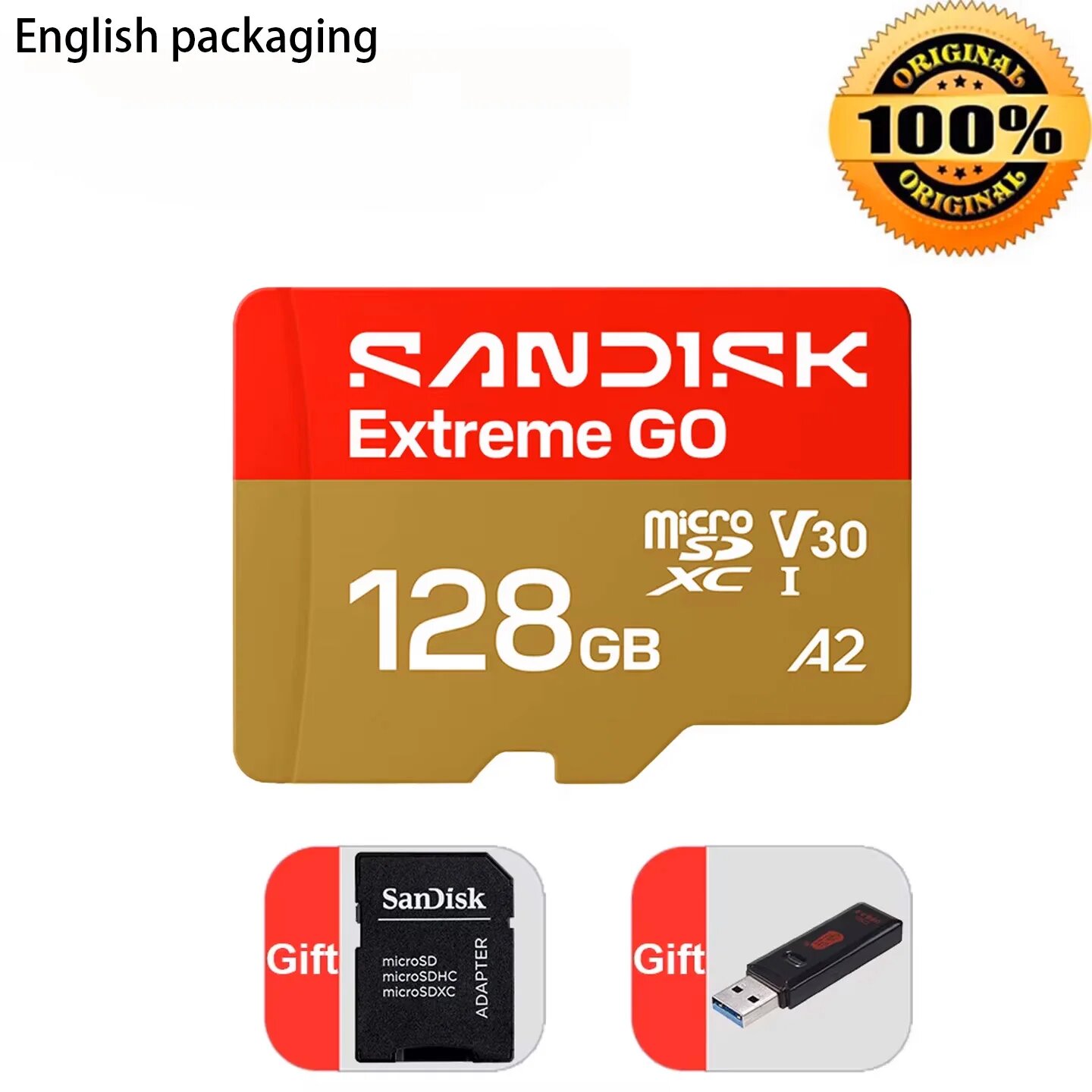 SanDisk Extreme 128GB microSDXC V30 A2