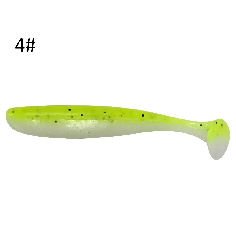 Easy Shiner силиконовые приманки Зеленый, 7cm(10 pieces), 4