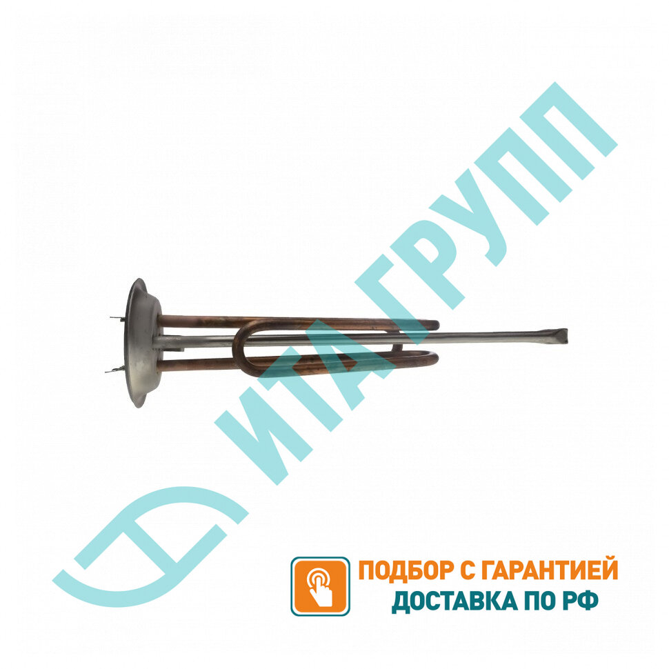 ТЭН 2500Вт (1000Вт/1500Вт) RF для водонагревателя Thermex ISP, IRP, SPR, SPRINT, Garanterm, под анод М6, фланец 92мм, 20942