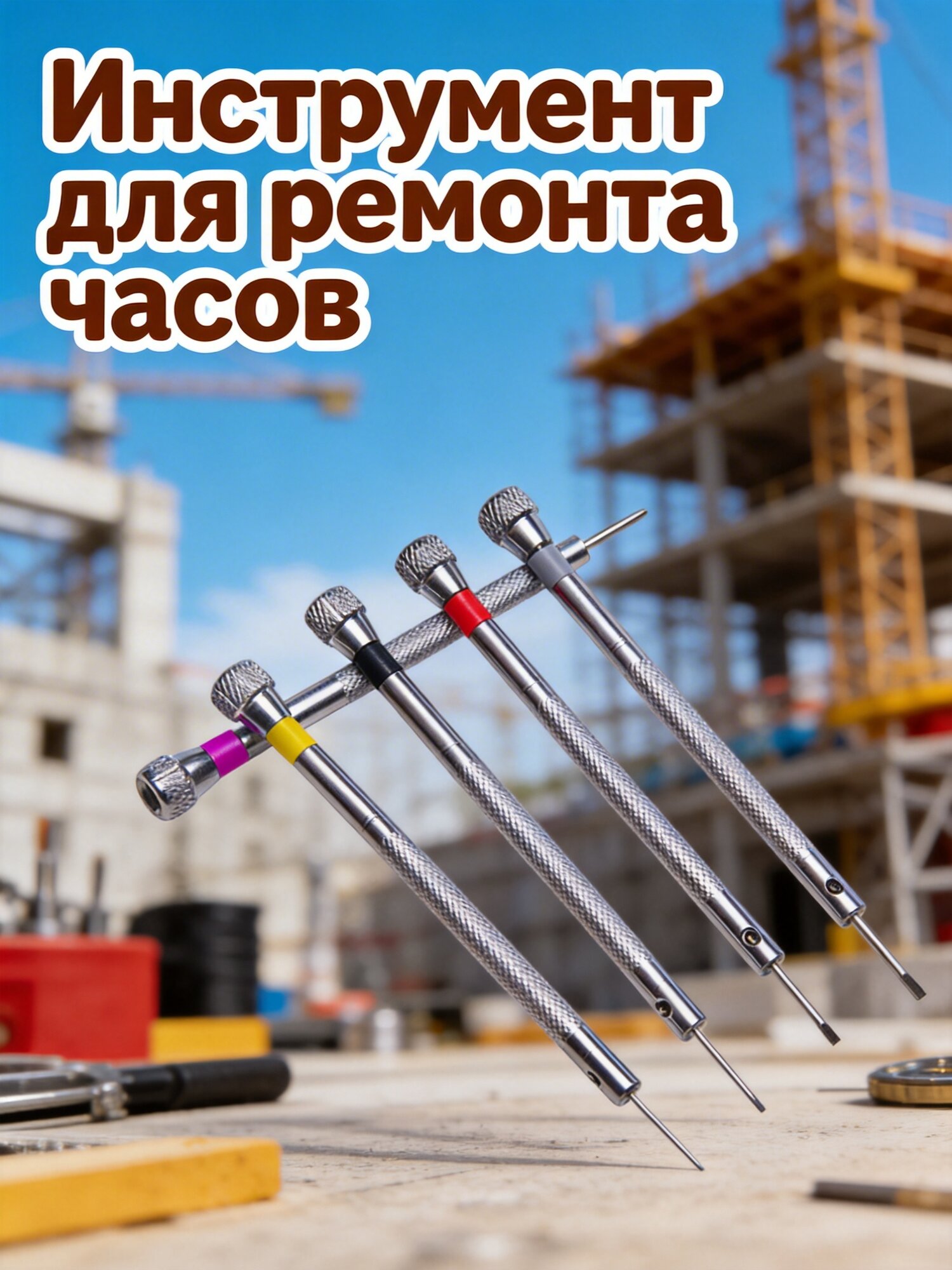 Набор Инструментов Для Ремонта Часов Очки Ювелирные Работы Электроника 5шт 9X0.8cm