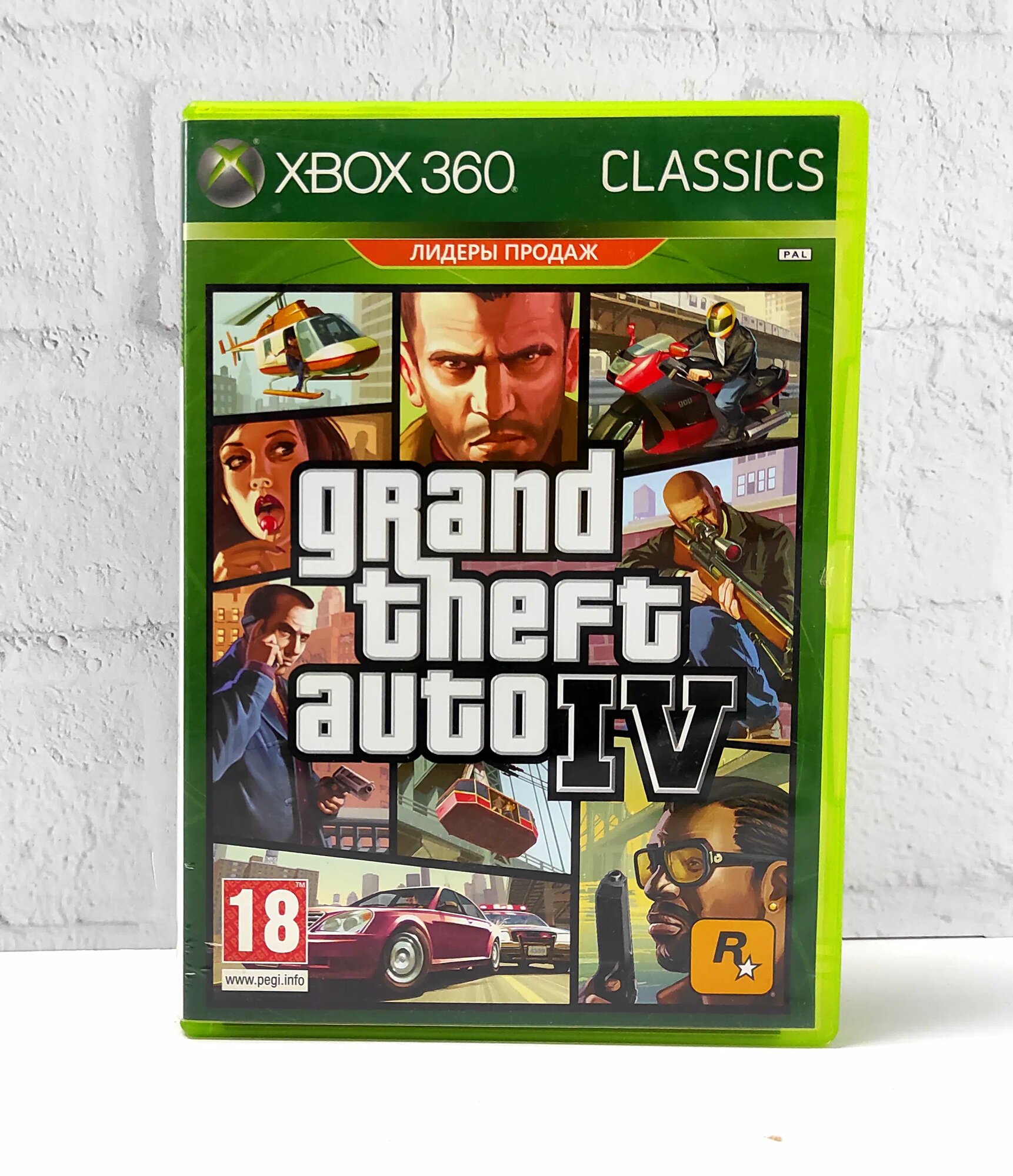 Grand Theft Auto IV GTA 4 Видеоигра на диске Xbox 360. Товар уцененный