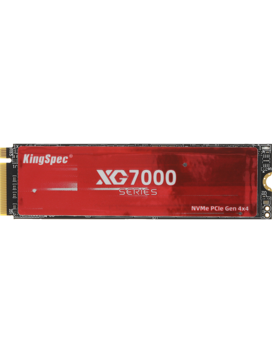 Накопитель SSD Kingspec XG7000 XG7000-2TB 2 ТБ, M.2 2280, PCIe 4.0 x4, NVMe, M.2 7400 МБ/с