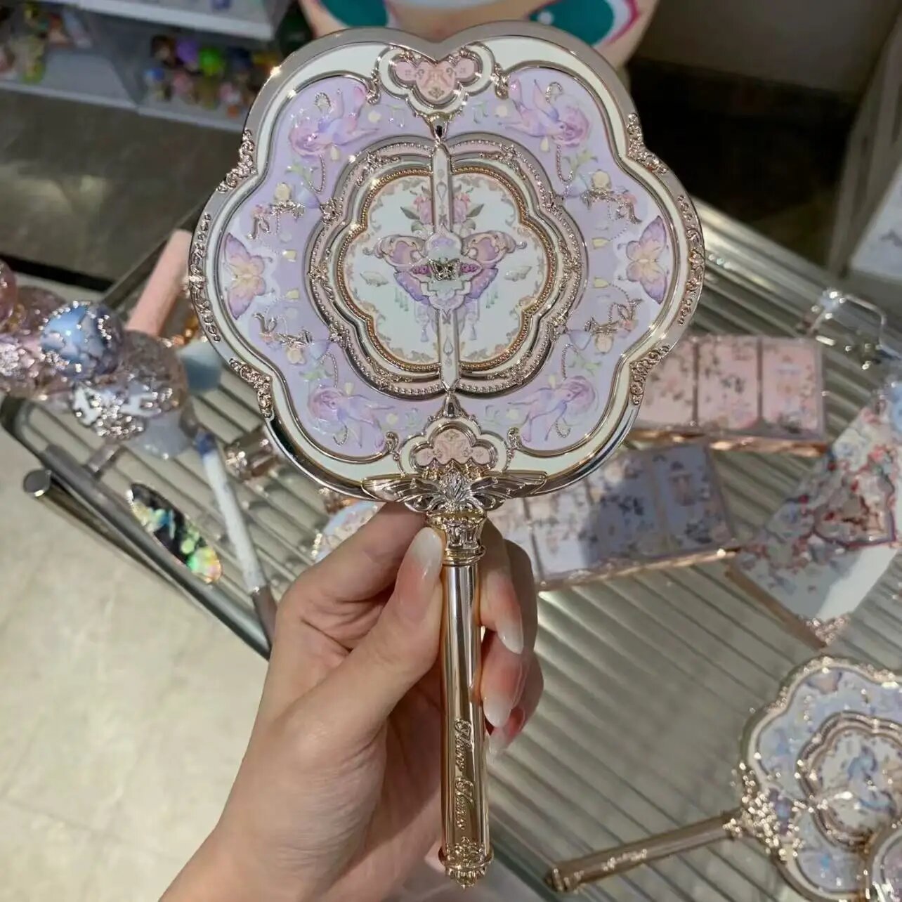 Зеркало ручное Cloud Purple Moonlight Mermaid