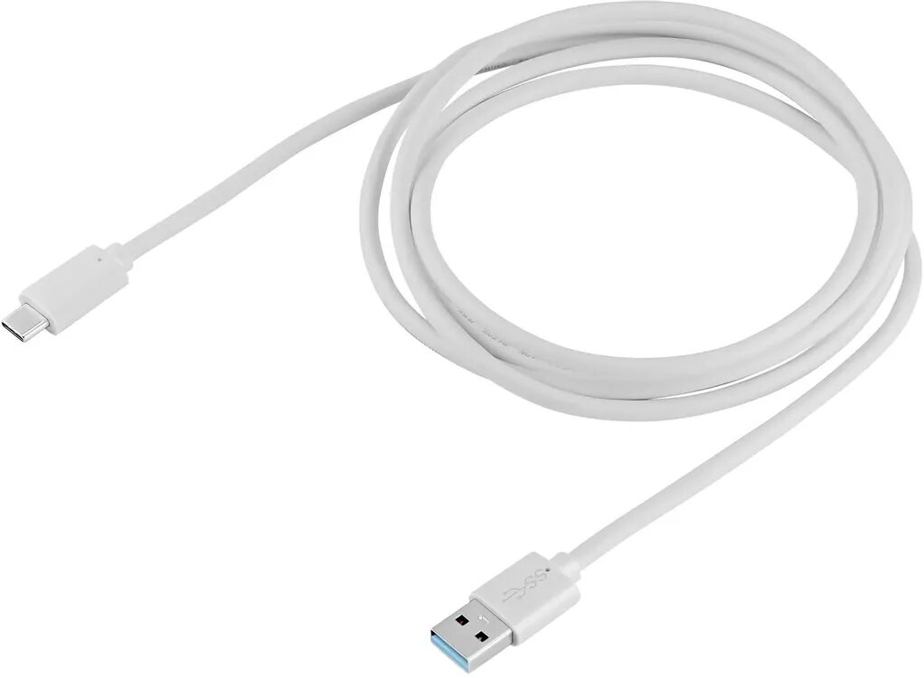 Кабель Buro USB Type-C (m) - USB (m), 1.8м, 2.4A
