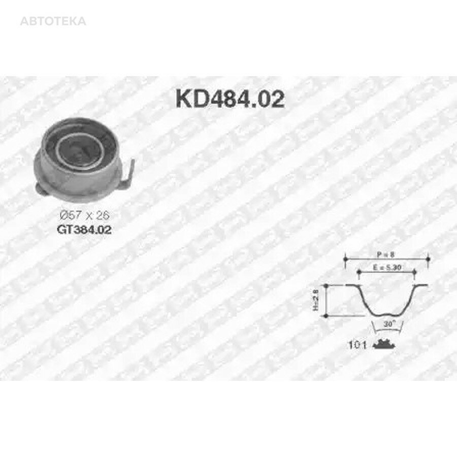 Комплект ремня ГРМ NTN-SNR KD48402