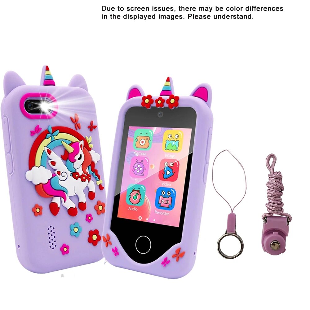 Детский смартфон-игрушка Dino Розовый, purple1