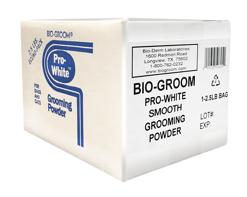 Bio-Groom Pro-White Smooth Coat мягкая пудра для шерсти, 1.135 кг
