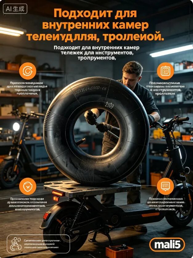 Камера колеса автомобильная 175/80 R16