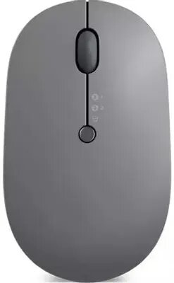 Мышь Lenovo Go серый оптическая 2400dpi беспров. BT/Radio USB-C/BT для ноутбука 3but (GY51C21211)