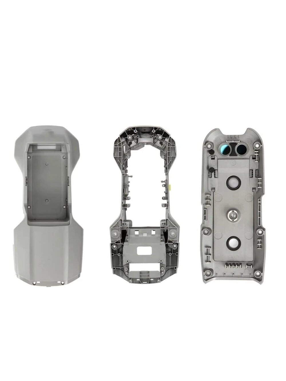 Верхняя/средняя/нижняя часть корпуса и крышка, передний левый/правый кронштейн шасси для D*JI M*avic Air 2, запасные части для ремонта.