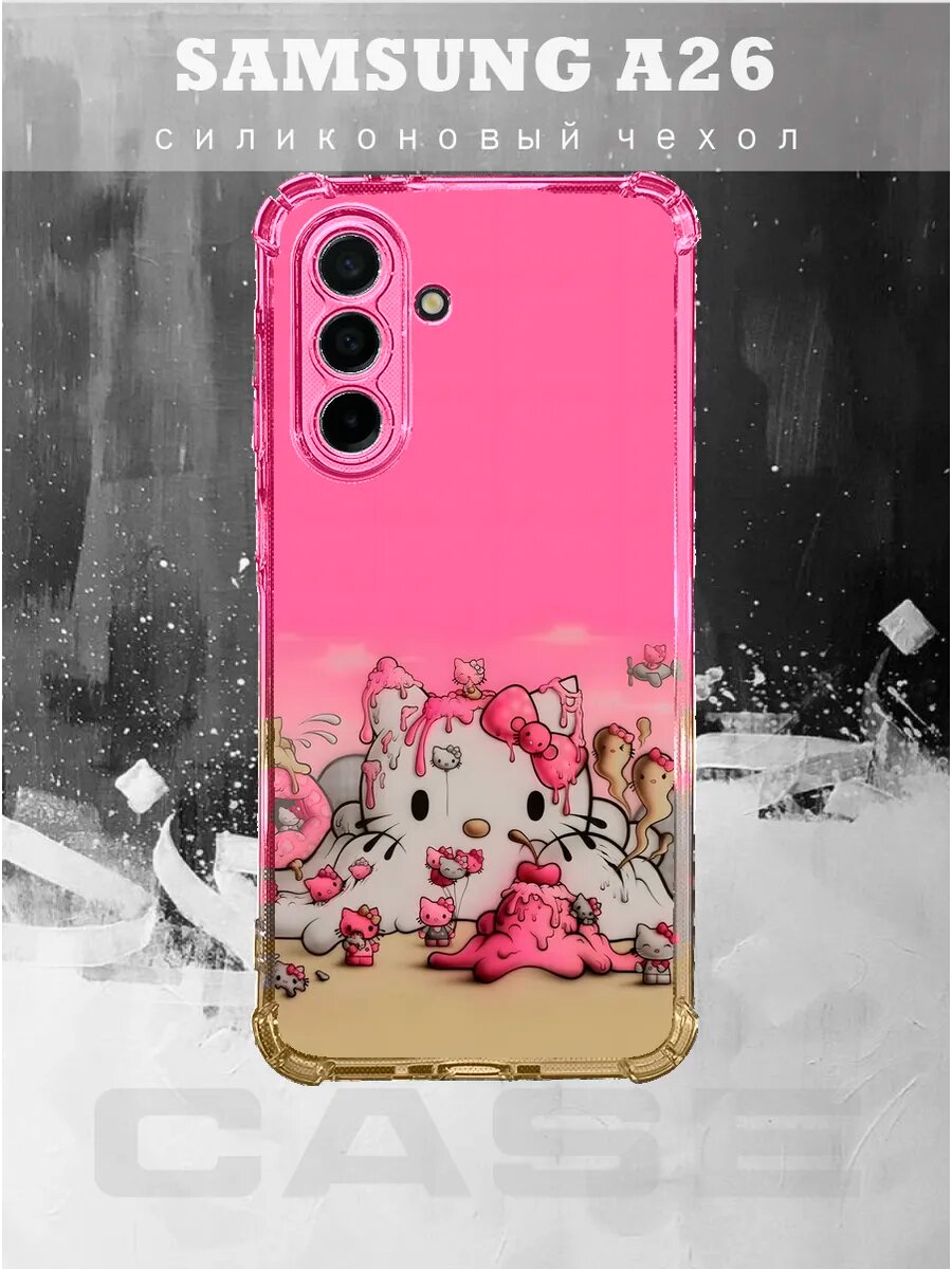 Чехол на SAMSUNG A26 с принтом хелло китти