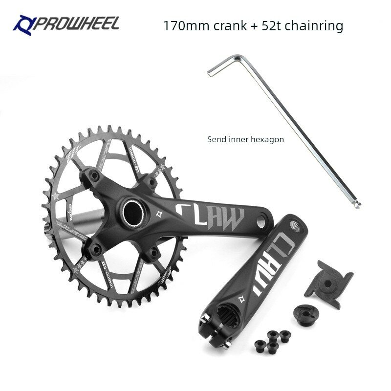 PROWHEEL 170 мм 52Т кривошип с звездой (Haomeng)