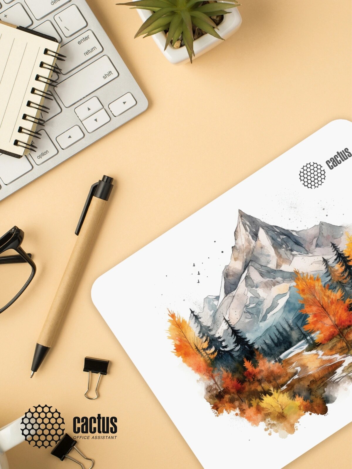 Коврик для мыши Autumn mountains 220x180x2мм (CS-MPC-P10XS)