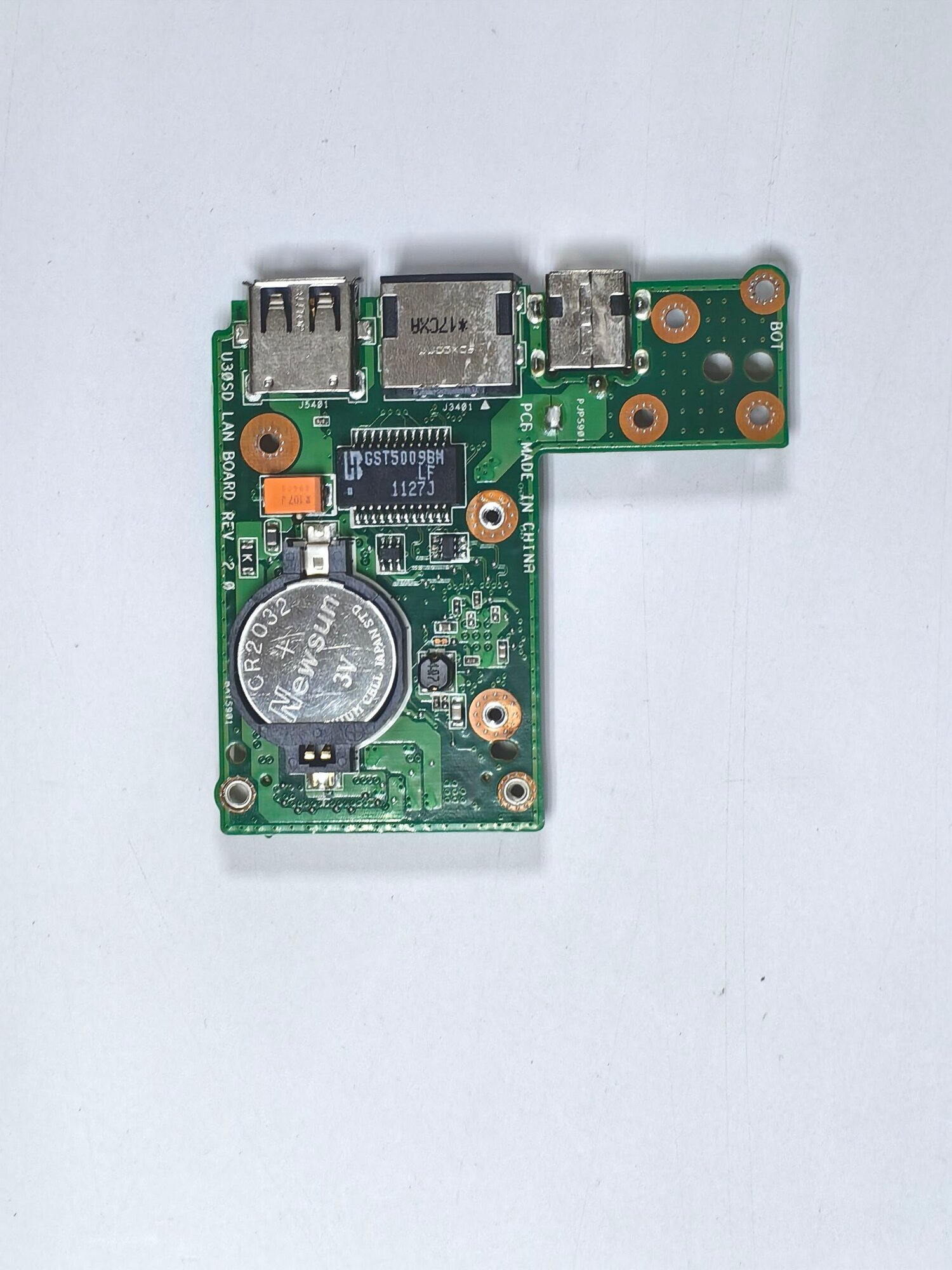 Плата портов USB, LAN, Audio для Asus U30S, U30SD