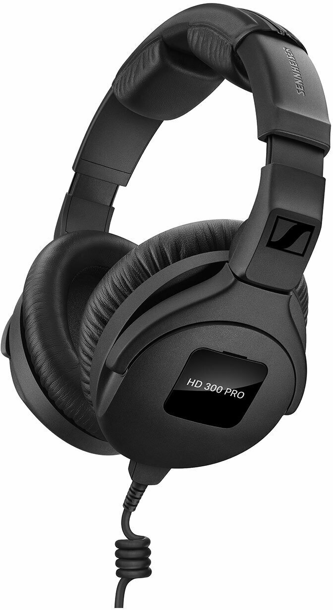SENNHEISER HD 300 PRO - закрытые мониторные наушники, 6-25000 Гц, 64 Ом, каб. 1,5 м