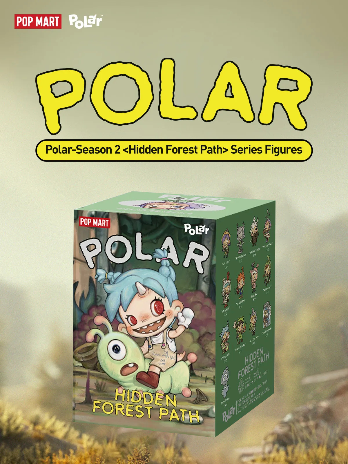 Коллекционная фигурка Слепая коробка POP MART Polar-Season 2 Series Figures Blind Box