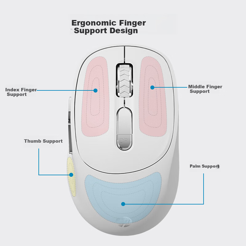 HP S1500 Pro Bluetooth беспроводная мышь эргономичная тихая портативная для игр офиса настольного ПК и ноутбука черная