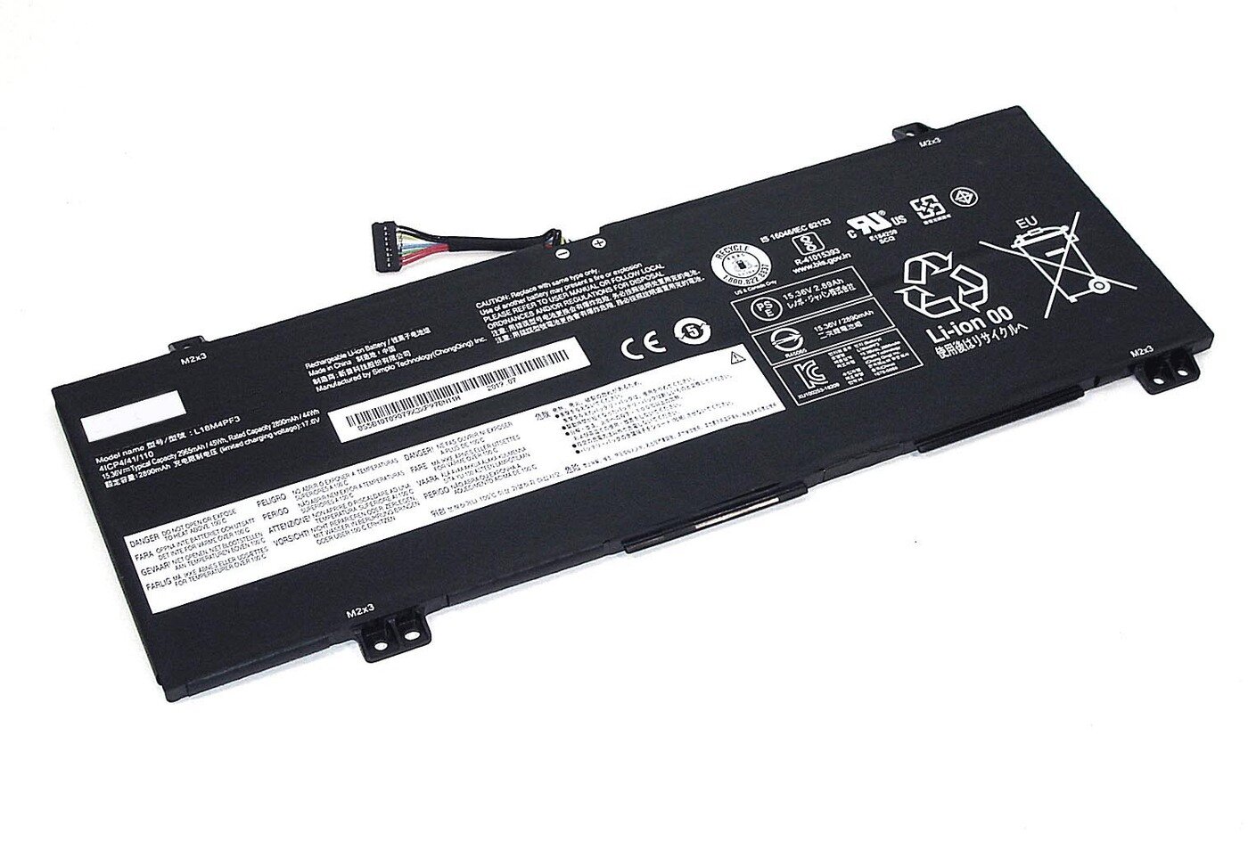 Аккумуляторная батарея для ноутбука Lenovo IdeaPad S540-14 (L18M4PF4) 15,44V 3240mAh