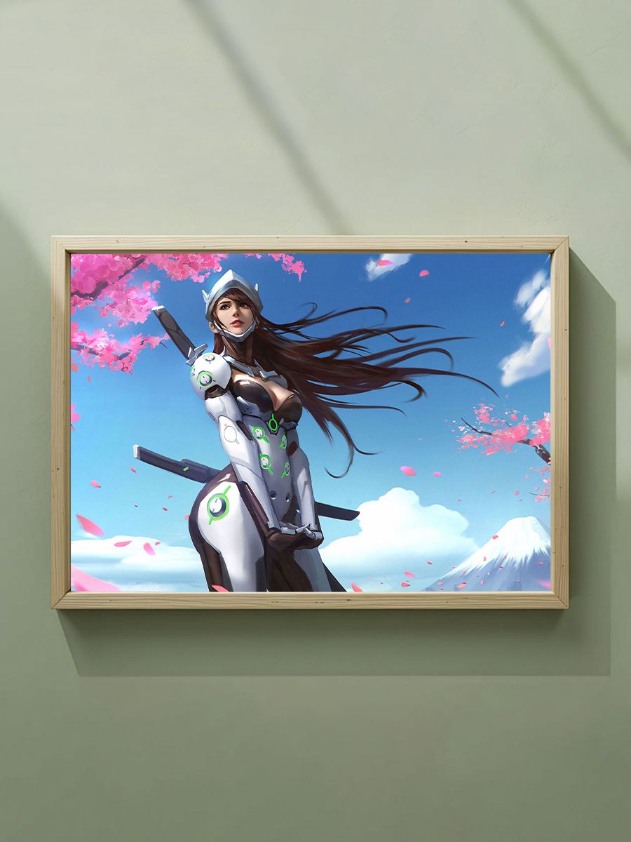 Постер, плакат на стену "Гэндзи из игры Overwatch" 42 см х 29,7 см (А3), Без Рамы