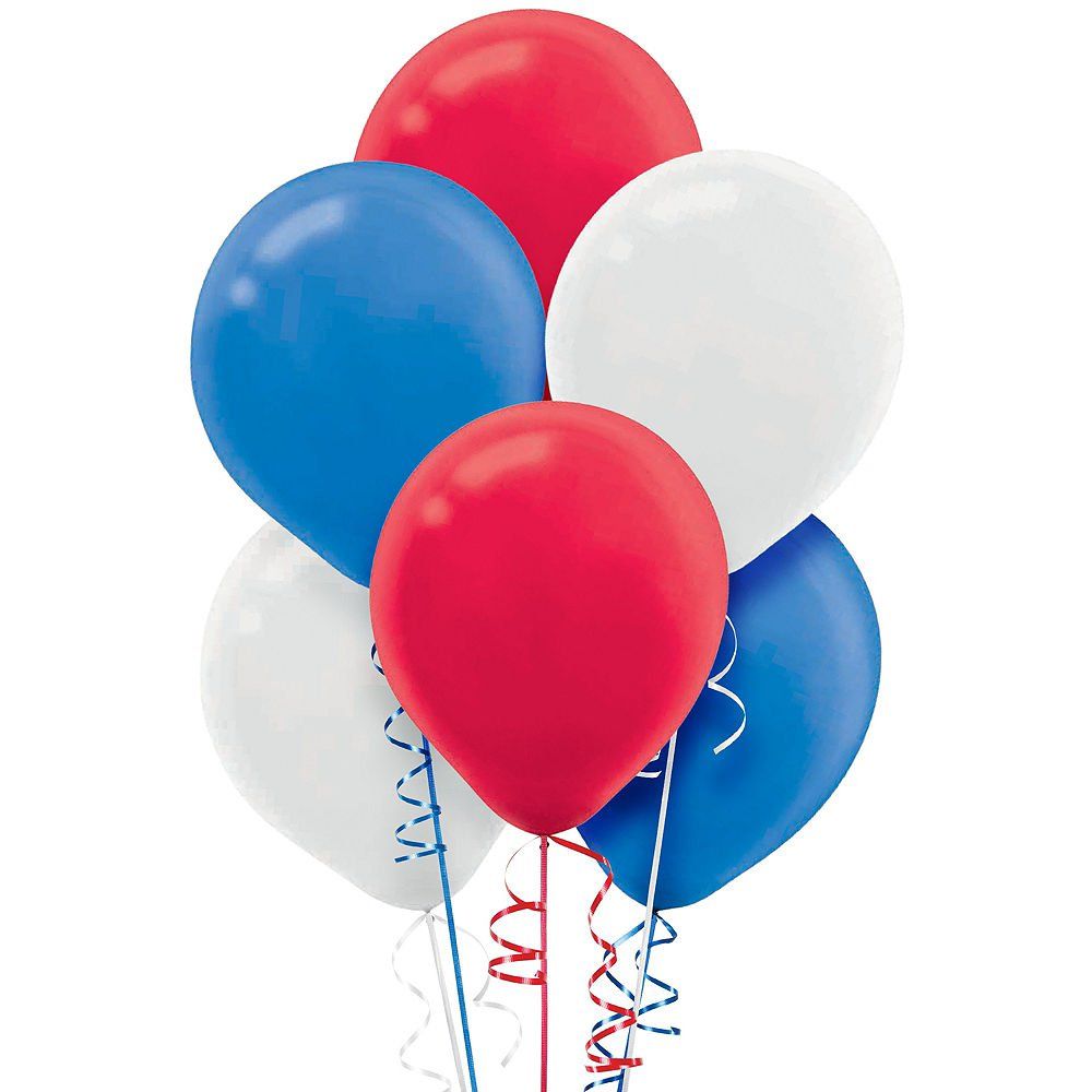 Шары воздушные "Триколор" 24шт.