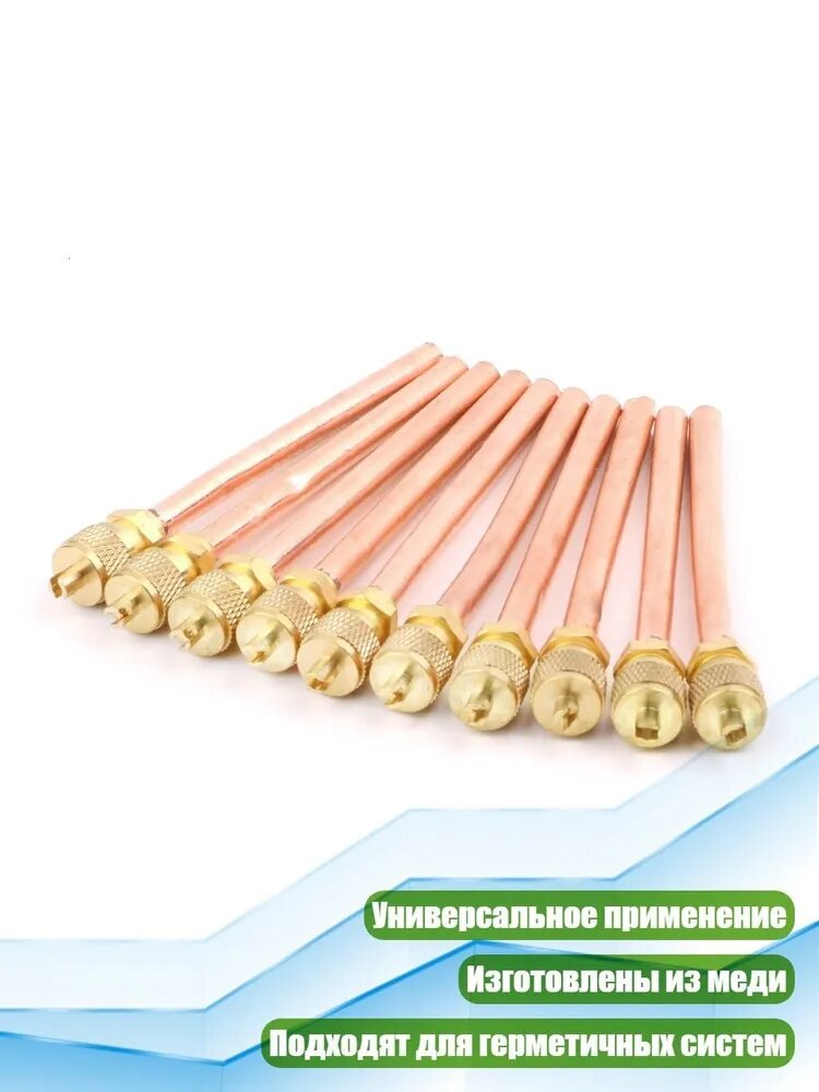 Клапаны заправочные для кондиционеров, 10 шт.