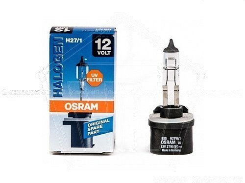 Лампа галогеновая h27 12v 27w osram pg13 halogen original (880)
