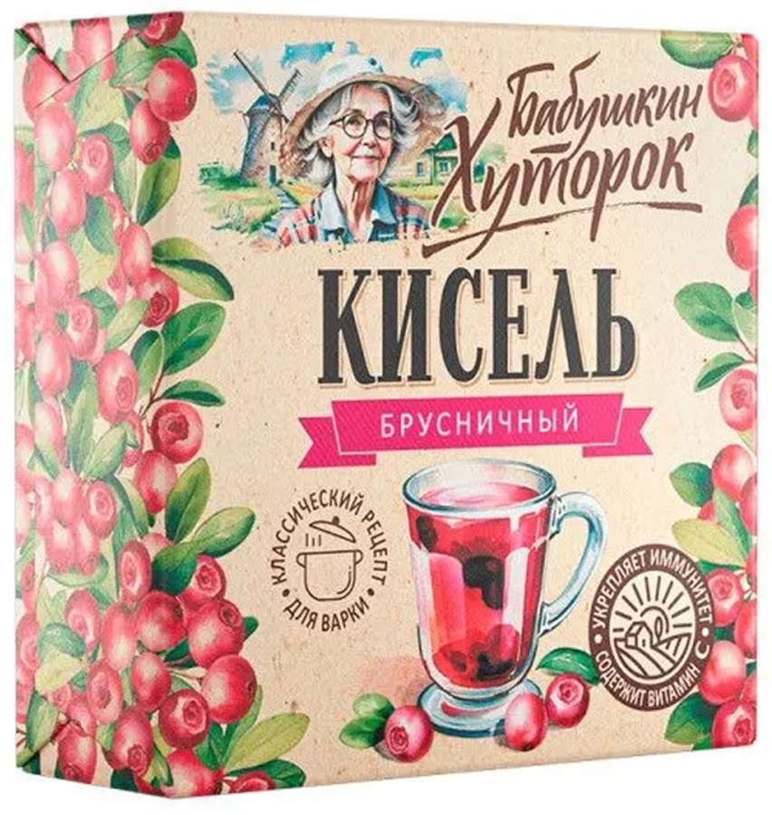 Бабушкин Хуторок Кисель брусника, 180 г