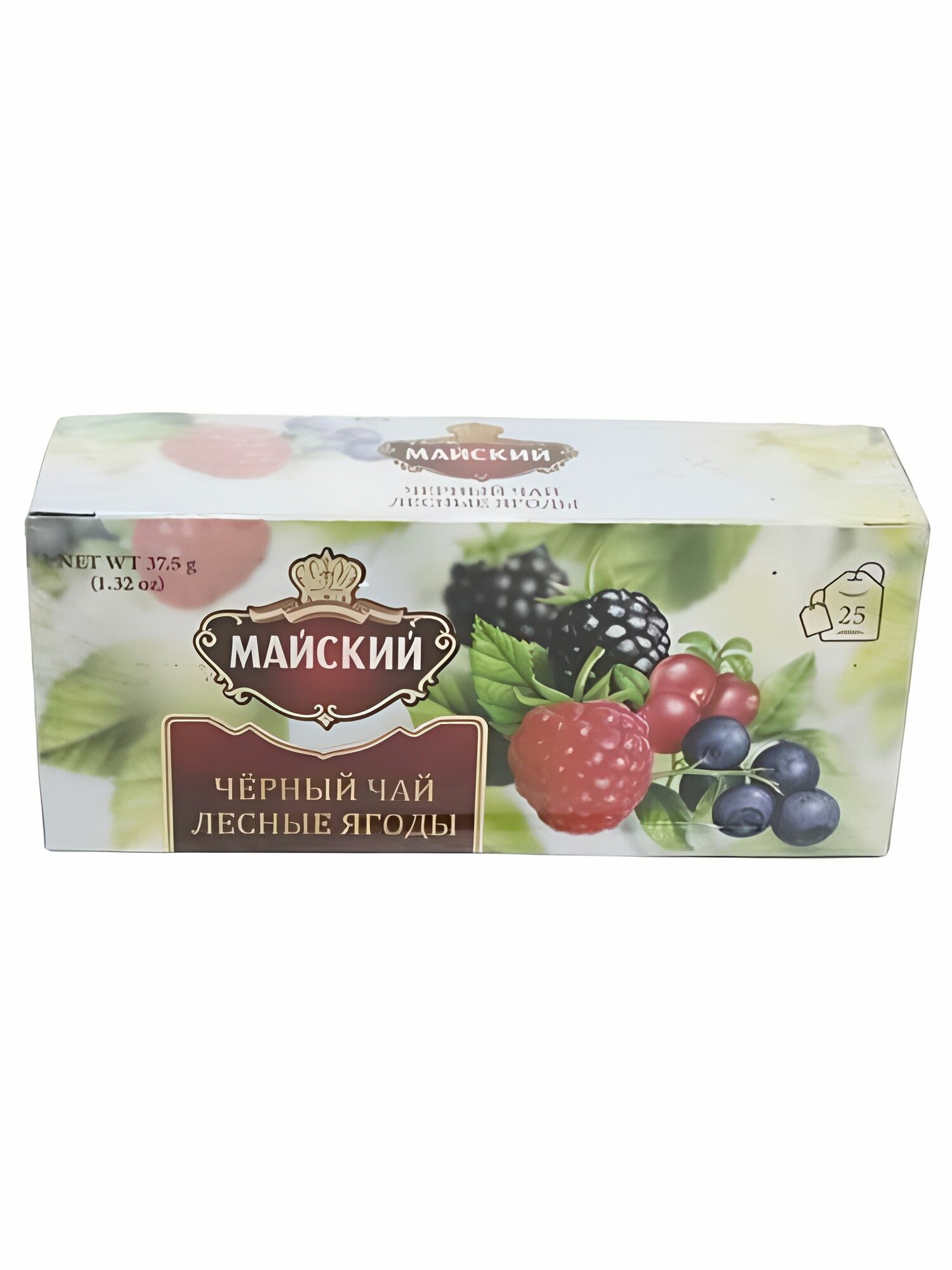 Чай черный Майский Лесные ягоды 25 пак