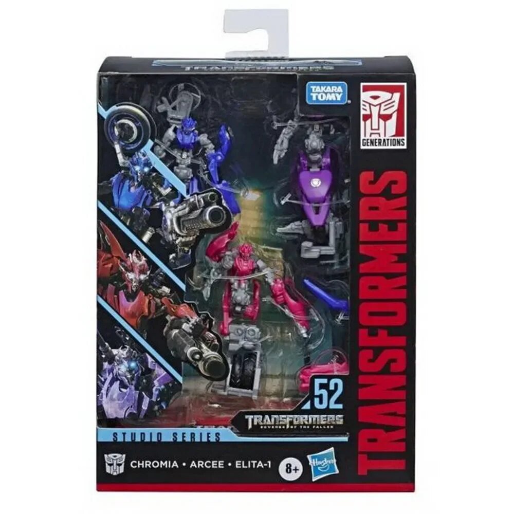 Трансформеры Hasbro Studio Series 52 Arcee Chromia Elita-1