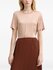 Блуза Silvian Heach Round-neck blouse, размер 40, розовый